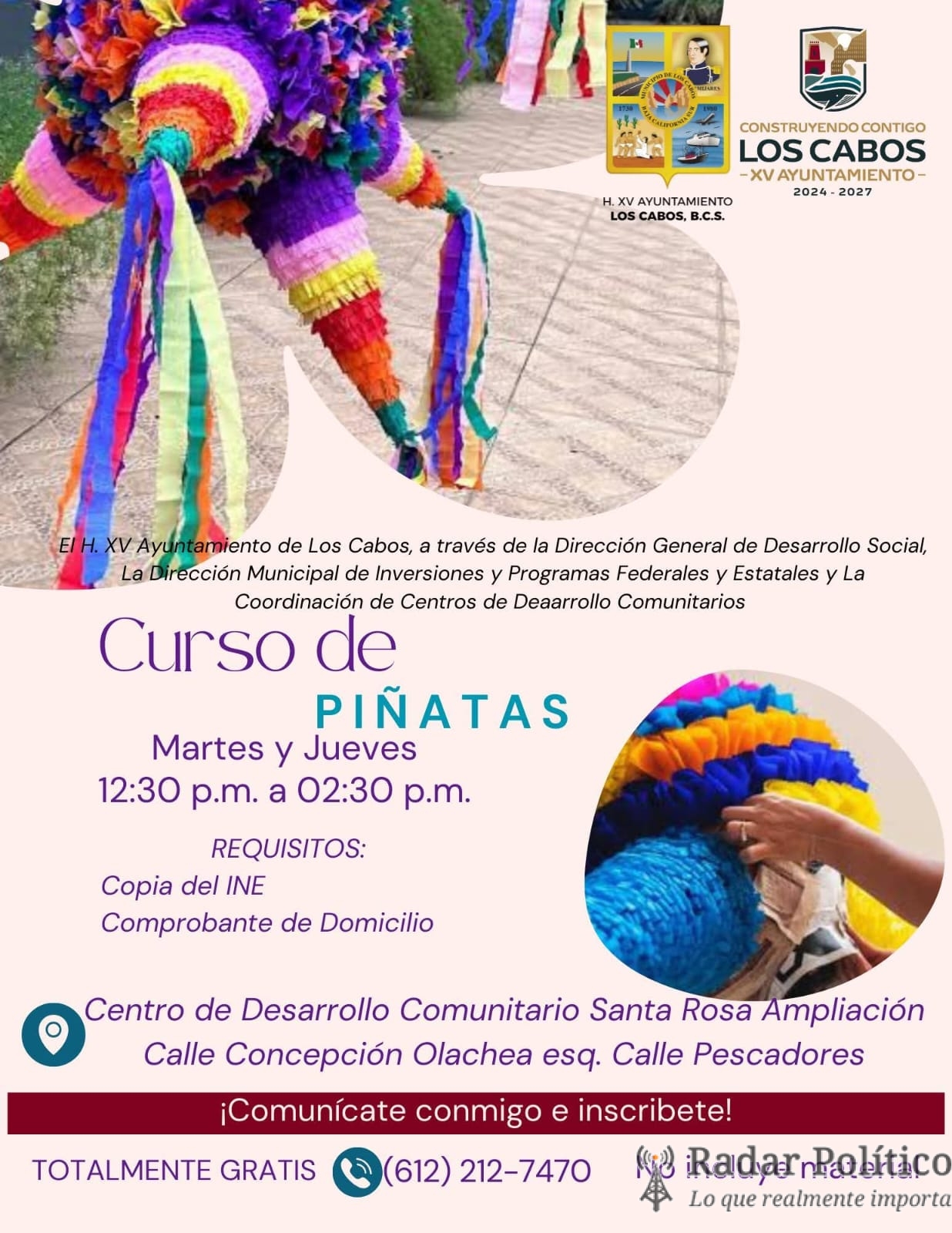 Invita Ayuntamiento de Los Cabos a cursos y talleres gratuitos para el ...